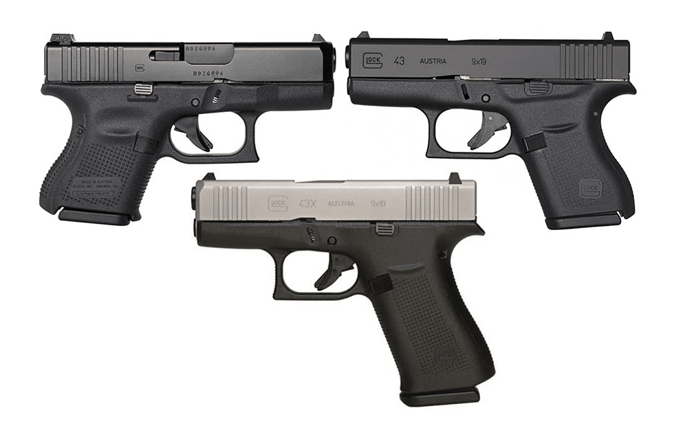 Glock 26 Vs 43 And 43X Comparison Choosing A Concealed Carry
