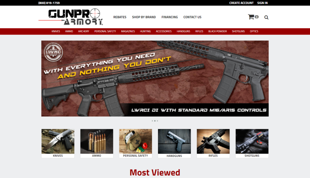 GunPRO Armory Online Firearm Retailer Review